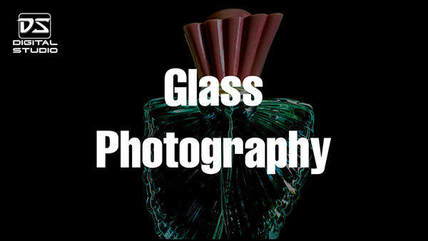 Glass photography in creative style